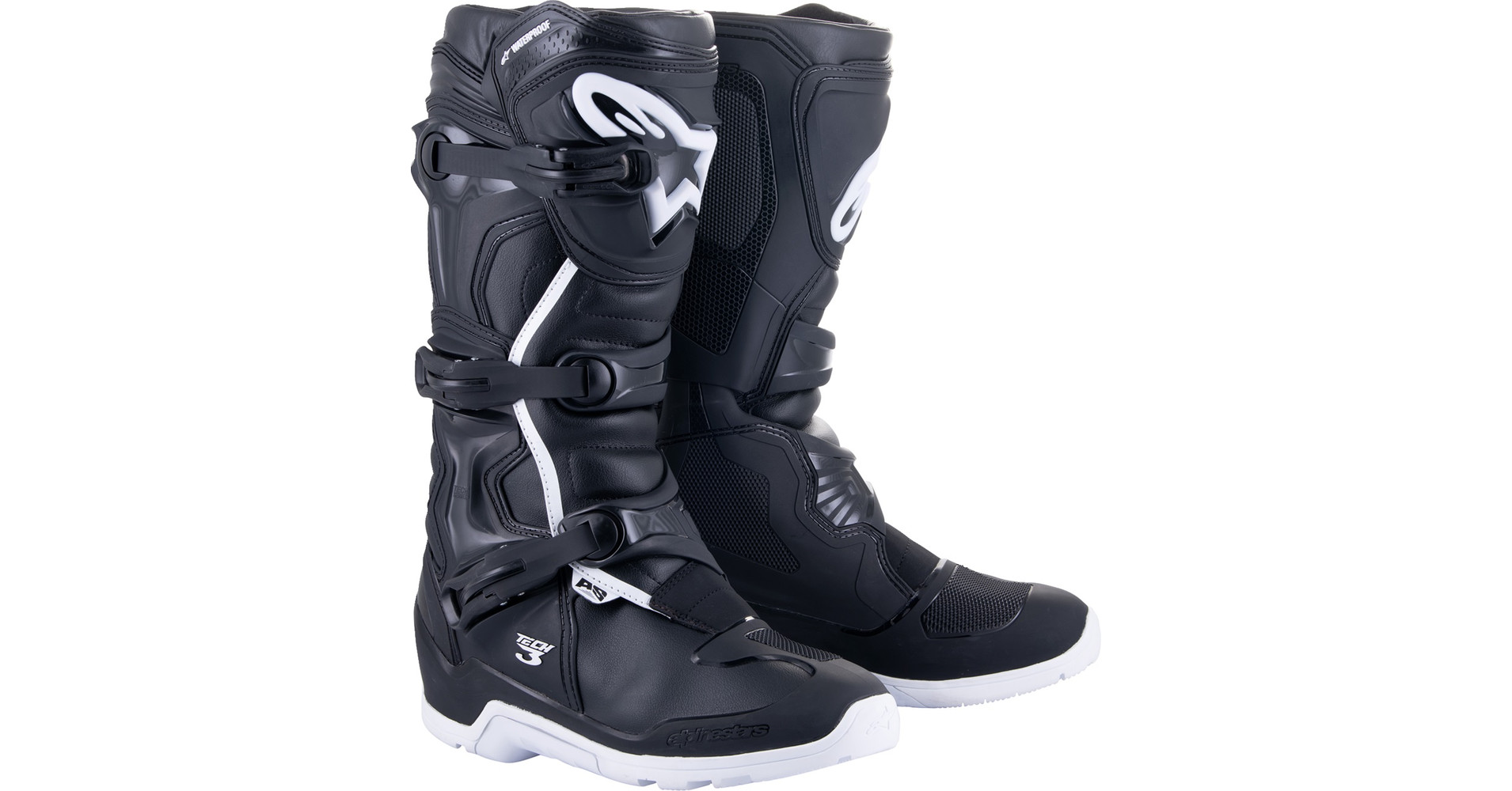 Alpinestars Tech 3 Enduro Drystar Motoros Csizma (Fekete-Fehér)